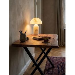 KADIMA DESIGN Schreibtisch 140x80x76 cm Massivholz / Metall Computertisch | Gr.: 200 x 100 x 76 cm