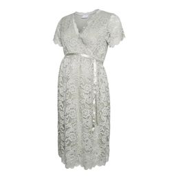 MAMALICIOUS mama licious Kleid in Aqua Gray | Gr.: M