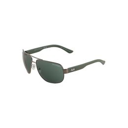 Armani Exchange Sonnenbrille '0AX2012S' Damen Gr&ouml;&szlig;e one size silbergrau / dunkelgr&uuml;n