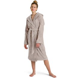 M&ouml;ve Unisex-Bademantel &raquo;Superwuschel Kapuze, ideal f&uuml;r Sauna & Spa, Hotelbademantel&laquo; 1 Stk. in Uni wei&szlig; Walkfrottier M L: 120cm