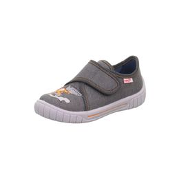 Superfit Geschlossener Hausschuh BILL in Grau/Orange | Gr.: 37