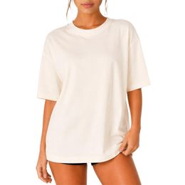 Reichstadt Damen Oversized Oversized T-Shirt in Beige | Gr.: XXL