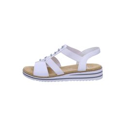 Rieker Komfort Sandalen in Wei&szlig; | Gr.: 39
