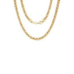 Firetti Herren Kette ohne Anh&auml;nger &raquo;Schmuck Geschenk Silber 925 Halsschmuck Halskette K&ouml;nigskette&laquo; gold 60, Silber 925 (Sterlingsilber), B: 4,5mm