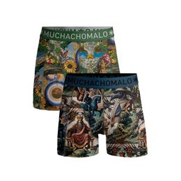 MUCHACHOMALO 2er-Set: Boxershort in Mehrfarbig - f&uuml;r Kinder | Gr.: 158/164