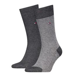 Tommy Hilfiger Herren Socken &raquo;TH MEN SOCK BIRDSEYE&laquo; 2 Paar grau 39-42