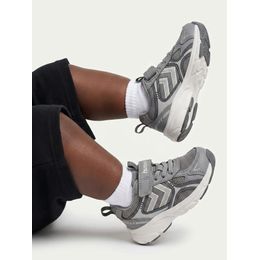 Hummel Schn&uuml;rsenkel Sneaker Effort One Lebensstil Kinder in ALLOY | Gr.: 22