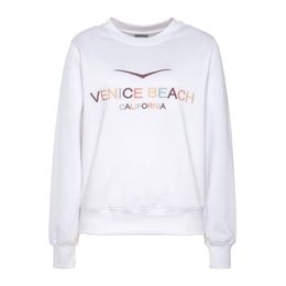 Venice Beach Sweatshirt in wei&szlig; | Gr.: 40-42