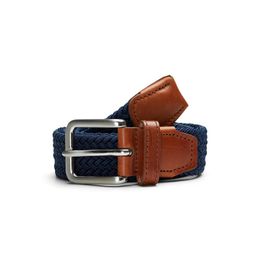 Jack & Jones Jack & Jones Herren Stretchg&uuml;rtel &raquo;JACSPRING WOVEN BELT NOOS&laquo; Materialmix, verschiedene L&auml;ngen blau 80