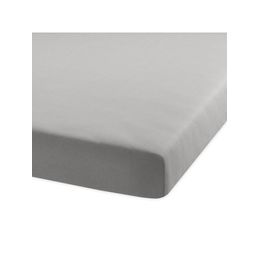 BettwarenShop Spannbettlaken Multi-Stretch in silber | Gr.: 240 x 240 cm