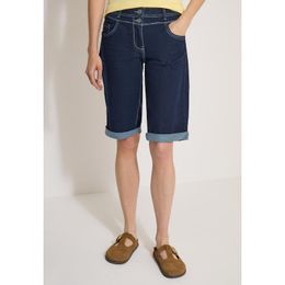 Cecil Damen Bermudas &raquo;Style Neele&laquo; Jeansshorts im Rinsed-Look blau 27, N-Gr