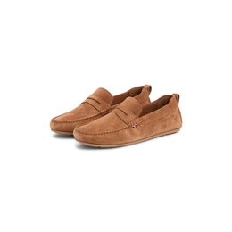 Tommy Hilfiger Herren Slipper &raquo;CORE HILFIEGR SUEDE DRIVER&laquo; Flats, Schlupfschuh in Mokassin-Optik 44