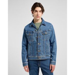 Lee Herren Jeansjacke &raquo;RIDER_JACKET&laquo; mit seitlichen Eingrifftaschen blau 5XL