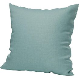 HOMING Dekokissen &raquo;St. Tropez&laquo; Pflegeleicht gr&uuml;n Polyester B/L: 40cm x 40cm, 1 Stk.