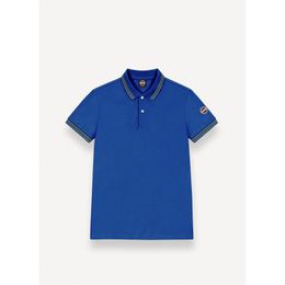 COLMAR Herren Poloshirt Stretch-Piqu&eacute;, Regular Fit, Baumwollmix blau XXL