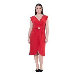 Ulla Popken Kleid in rot | Gr.: 42-44