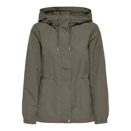 Only Damen Only Parka &raquo;ONLASTA LIFE STRING PARKA OTW&laquo; mit Kapuze Kunstfaser gr&uuml;n XS