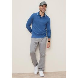 MAN'S WORLD Man's World Herren Poloshirt normale Passform, mit Langarm, klassischer Casual-Look M (48/50)