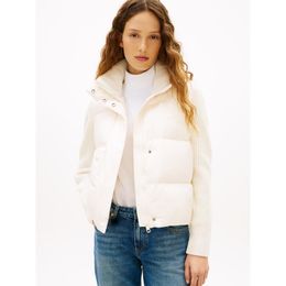 Tommy Hilfiger Damen Steppjacke &raquo;MODERN DOWN KNIT MIX REG JACKET&laquo; wei&szlig; XL (42)