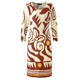 Aniston SELECTED Jerseykleid in natur-rostbraun-orange | Gr.: 38
