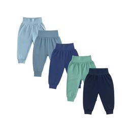 LOREZA 5er Set Unisex Babyhosen Hose Pumphose - Bunt | Gr.: 68