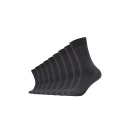 Camano Herren Socken &raquo;comfort&laquo; 9 Paar, mit verst&auml;rktem Fersen- und Zehenbereich grau 39-42