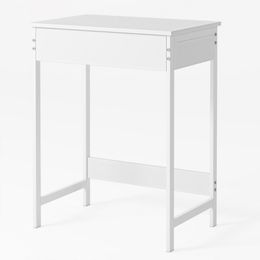 Schreibtisch,, Wei&szlig;, Holzwerkstoff, 60x70x40 cm, Arbeitszimmer, Schreibtische, Computertische