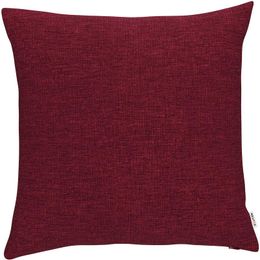 Neutex for you! Dekokissen &raquo;Inuit&laquo; ohne F&uuml;llung rot Bezug: 85% Polyacryl, 15% Polyester B/L: 38cm x 38cm, 1 Stk.