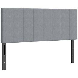 HOMCOM Kopfteil, Grau, Metall, 10x126x160 cm, Schlafzimmer, Betten, Bett-Kopfteile