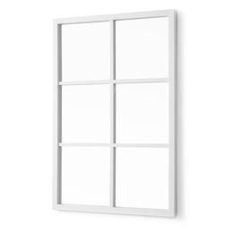 Giftdecor Spiegel, Wei&szlig;, Glas, 71x49x2.7 cm, Spiegel, Wandspiegel
