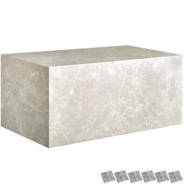 TecTake Couchtisch, Beige, Holz, Quadratisch, 90x40x50 cm, Wohnzimmer, Wohnzimmertische, Couchtische