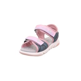Superfit M&auml;dchen Sandale &raquo;PEBBLES WMS: mittel&laquo; Sandalette mit s&uuml;&szlig;em Motiv, Gr&ouml;&szlig;enschablone zum Download rosa 30