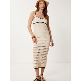 Happiness İstanbul Kleid Damen Gr&ouml;&szlig;e S/M creme / schwarz