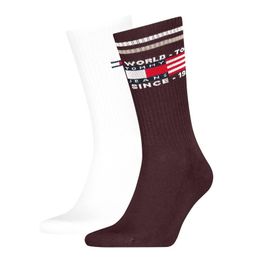 Tommy Hilfiger Herren Socken 2 Paar braun 35-38