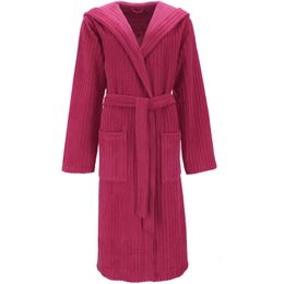 Vossen Bademantel &raquo;Narona, ideal f&uuml;r Sauna & Spa, Hotelbademantel, Morgenmantel&laquo; 1 Stk. lila Baumwoll-Mix L L: 115cm