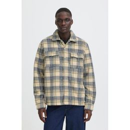 Blend Herren Langarmhemd &raquo;BHBAKI SHIRT CHECK&laquo; Kunstfaser, regular fit beige M, N-Gr