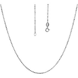 Firetti Herren Silberkette &raquo;Schmuck Geschenk Silber 925 Armband Kette Fu&szlig;kette Bauchkette Kugeln&laquo; in verschiedenen L&auml;ngen erh&auml;ltlich silber 55, Silber