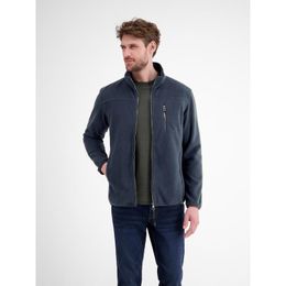Lerros Herren Lerros Sweatjacke Polarfleece-Jacke mit Rei&szlig;verschluss grau M