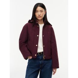 Tommy Hilfiger Damen Steppjacke &raquo;QUILTED HOOD JACKET&laquo; mit Kapuze Baumwollmischung lila S (36/38)