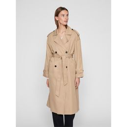Vila Damen Trenchcoat &raquo;VIADDISON L/S LONG TRENCHCOAT - NOOS&laquo; beige 34