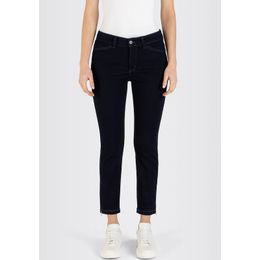 MAC Damen MAC 7/8-Jeans &raquo;Dream Chic&laquo; verk&uuml;rzte Form mit Rei&szlig;verschluss blau 34, L&auml;nge 27