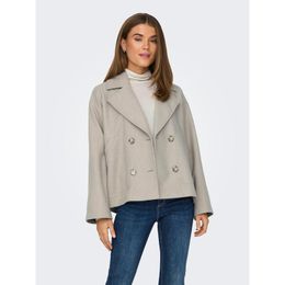 Only Damen Only Kurzjacke &raquo;ONLNANCY JACKET NOOS OTW&laquo; Kunstfaser beige S