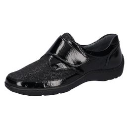 Waldl&auml;ufer Waldl&auml;ufer Damen Klettschuh &raquo;HENNI-Soft&laquo; , Bequemschuh, Komfortschuh in Lack-Optik, Weite H = sehr weit schwarz 7,5 (41)