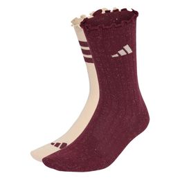 adidas Sportswear Sportsocken 'Glow 2 Pack' Herren Gr&ouml;&szlig;e 34/36 beige / bordeaux