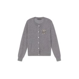 Lola Casademunt Strickjacke Damen Gr&ouml;&szlig;e M graumeliert / schwarz