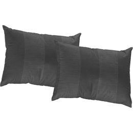 WIRTH Dekokissen &raquo;Niederau&laquo; schwarz Obermaterial: 67% Polyacryl, 33% Polyester B/L: 40cm x 40cm, 2 Stk.