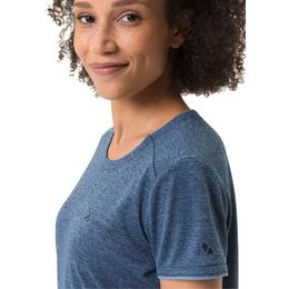 Vaude Damen Vaude Funktionsshirt &raquo;Women's Essential T-Shirt&laquo; sportlicher Stil, Kurzarmdesign, mit Rundhalsausschnitt blau 40