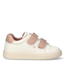 Tommy Hilfiger M&auml;dchen Sneaker Freizeitschuh, Halbschuh, Klettschuh mit Kontrastbesatz rosa 29