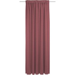 Adam Vorhang &raquo;Uni Collection&laquo; Multifunktionsband 1 Stk. tlg. aus 100% Bio-Baumwolle rot Jacquard, Baumwolle 145cm, Multifunktionsband, 142cm