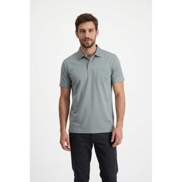 Lerros Herren Lerros Poloshirt mit Logo Stickerei grau XL